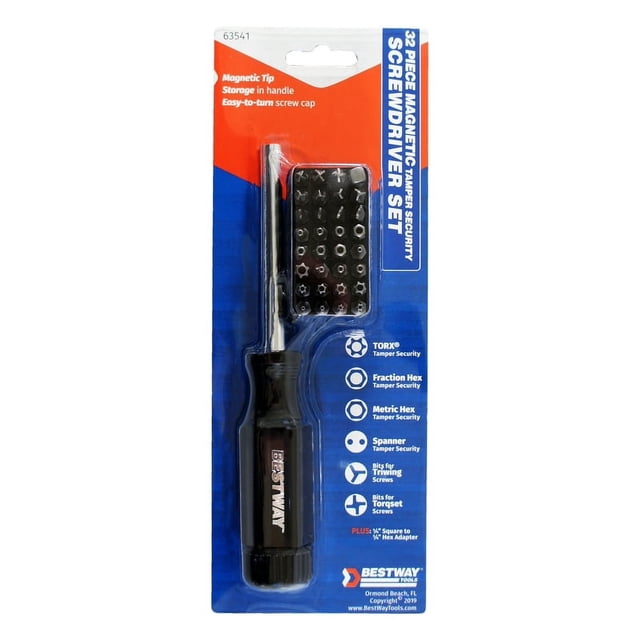 Best Way Tools 8 in. Best Way Tools Tamper Security Multi-Bit ...