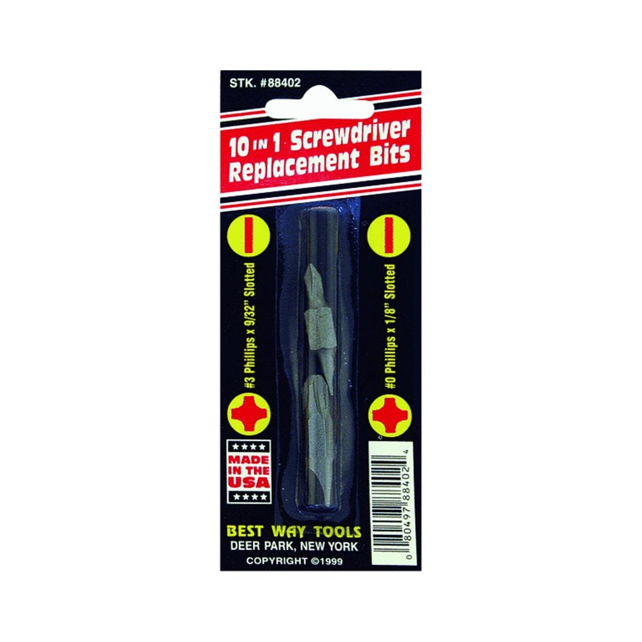 Best Way Tools Phillips 10-in-1 Replacement Double End Screwdriver Bit ...