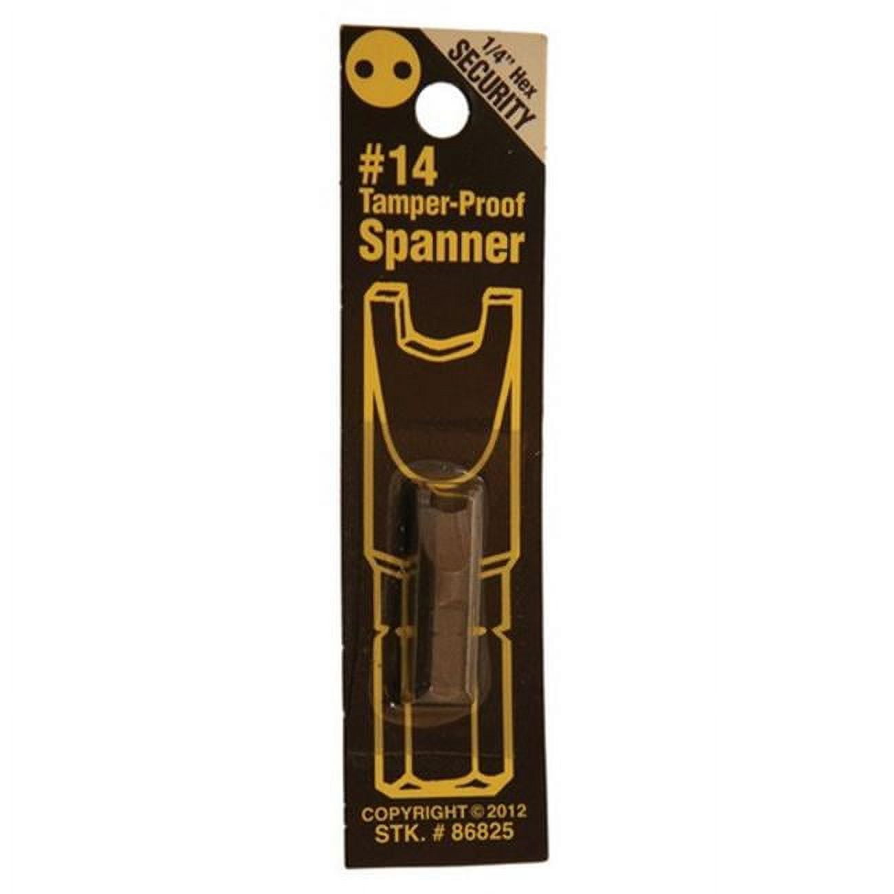 Best Way Tools Spanner 14 in. X 1 in. L Tamper-Proof Security Bit S2 ...