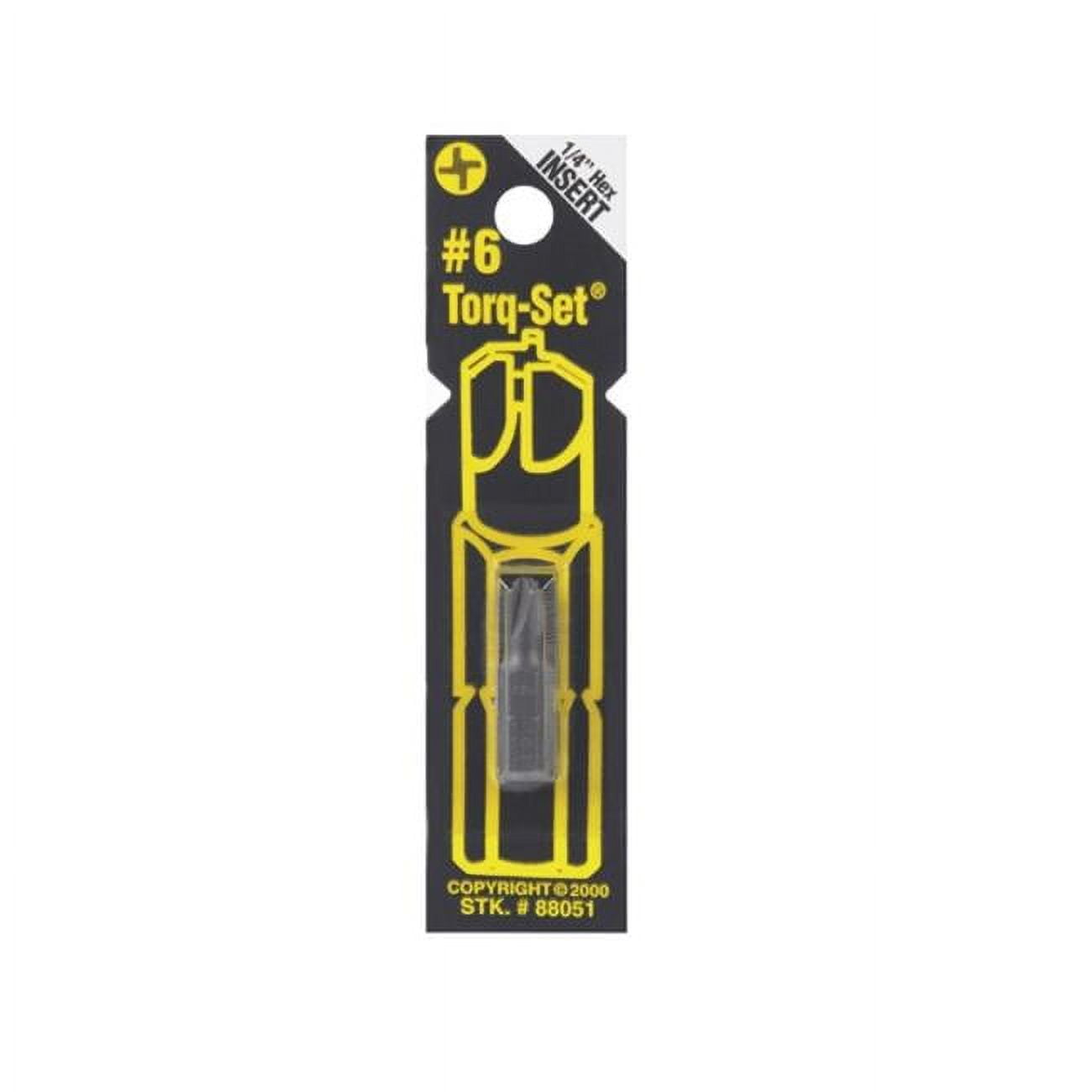 Best Way Tools Torq #6 X 1 in. L Screwdriver Bit Carbon Steel 1 pc ...