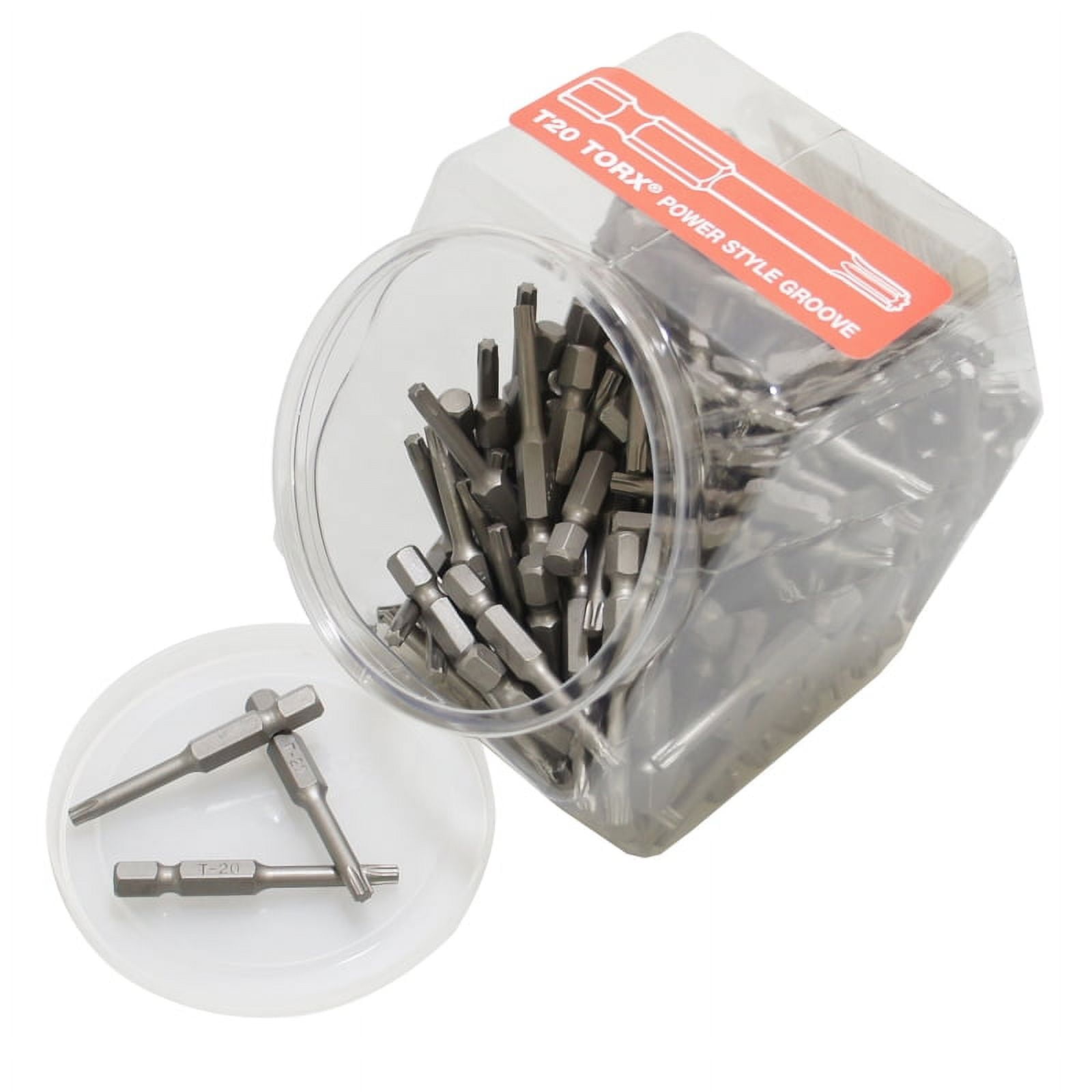 Best Way Tools Torx T20 2in. L Hex Shank Screwdriver Bit, Carbon Steel ...