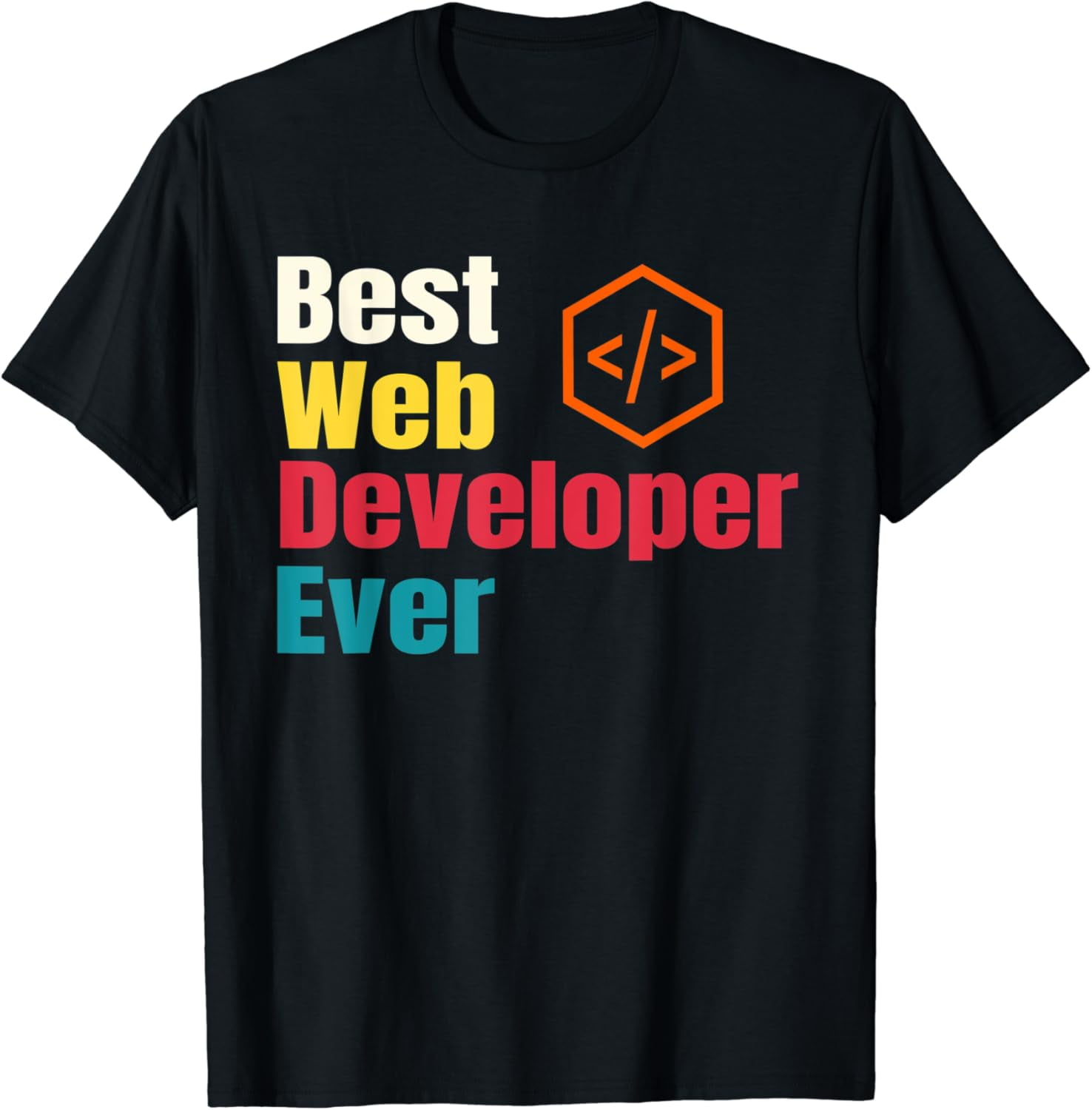 Best Web Developer Website Programmer Coder Computer Design T-Shirt - Walmart.com