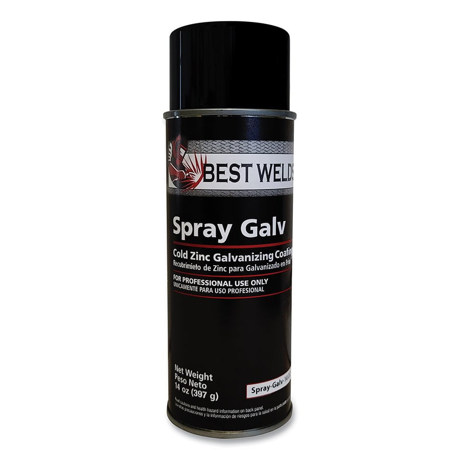 Best Welds Cold Zinc Galvanizing Primer, Qty 12, 14 oz Aerosol Can ...