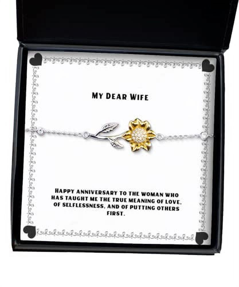 Best Wife Gifts, Happy Anniversary to The Woman who has Taught me The ...