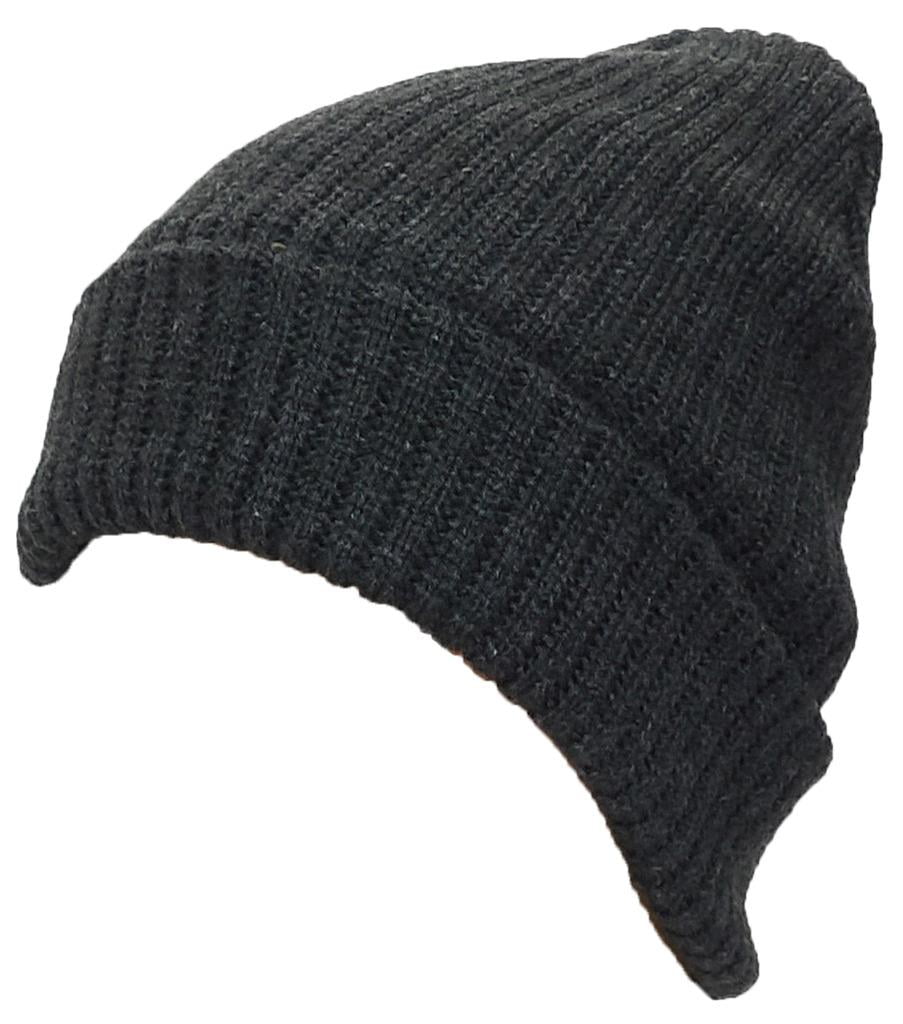 Best Winter Hats Adult Solid Color Thick W/Fleece Lined Cuffed Winter ...