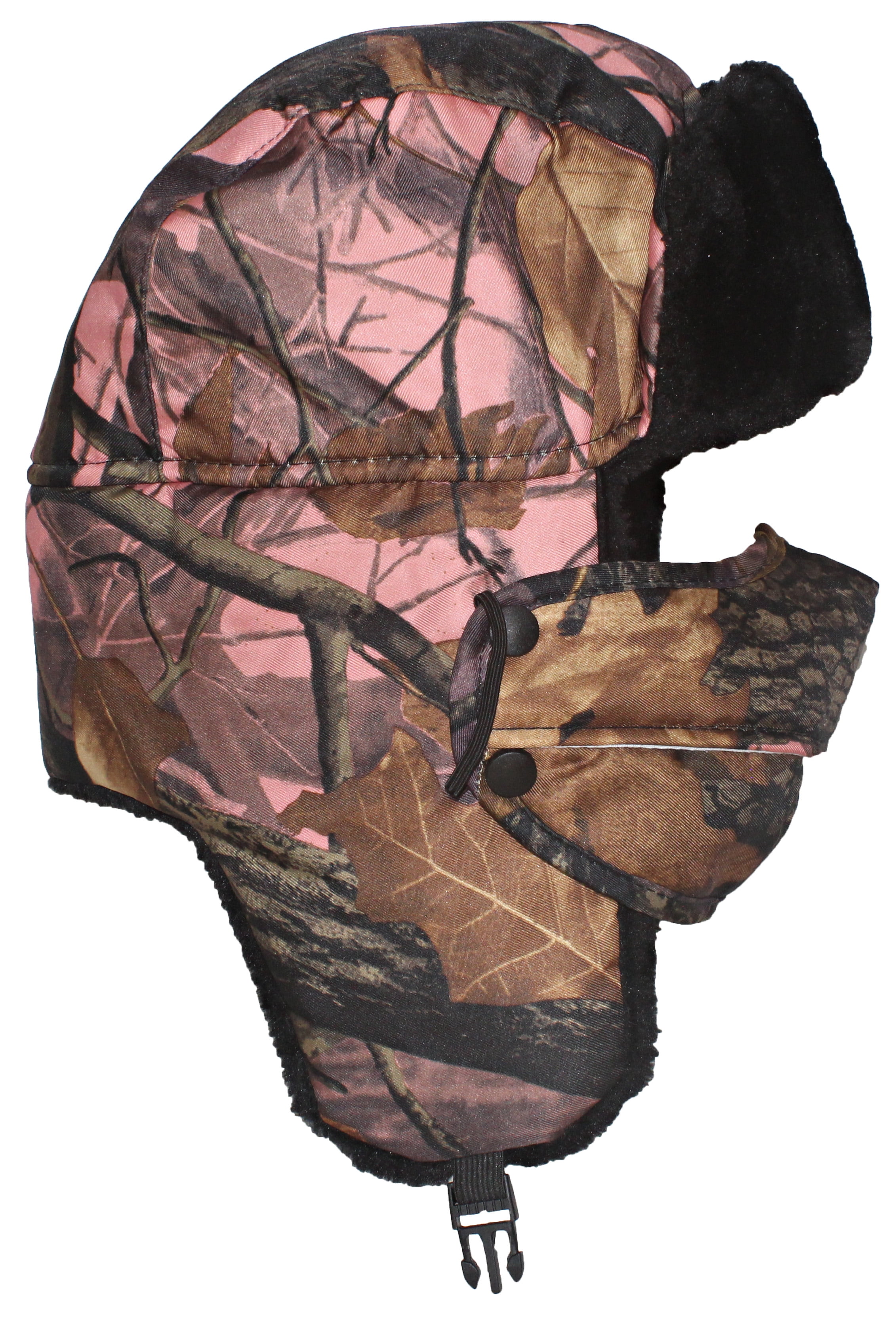 Best Winter Hats Hardwoods Camo Adult Unisex Russian Trapper W/Face ...