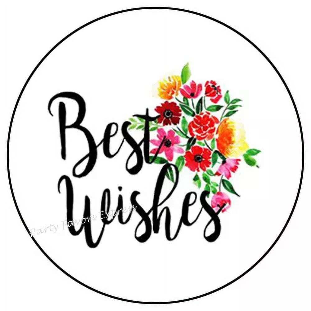 Best Wishes Sticker Party Favors Sticker Envelope Seals Labels Stickers ...
