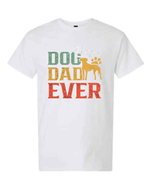 Best dad ever funny dog lover papa mens t shirt pet owner daddy gift ...