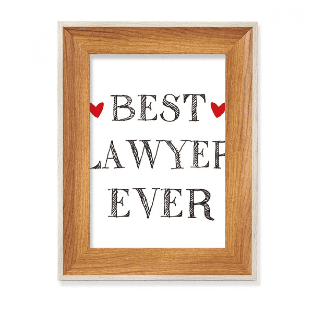Best lawyer ever Quote Profession Desktop Wooden Photo Frame Display ...