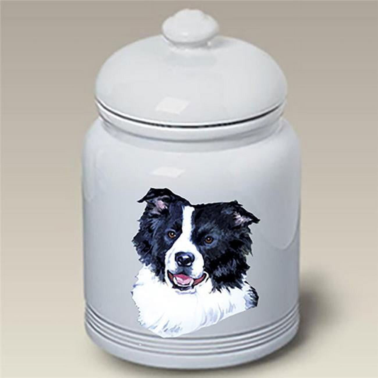 Best of Breed 230009 Border Collie Stoneware Ceramic Treat Jar ...