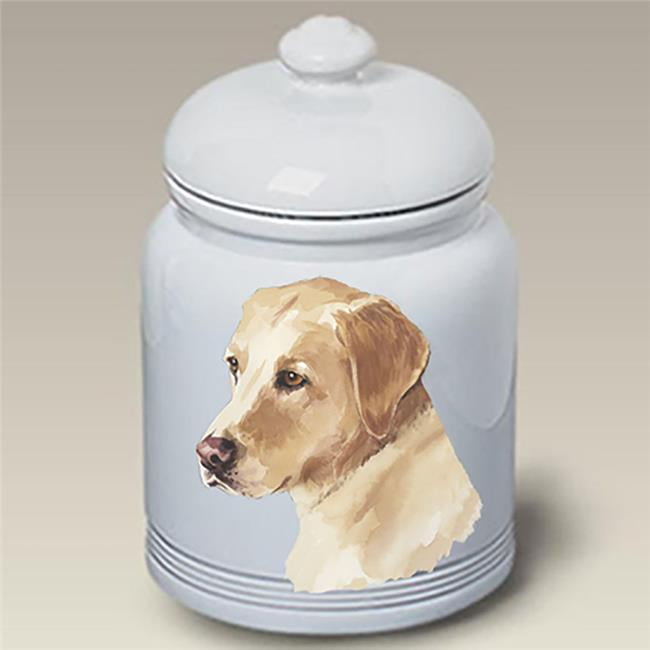 Best of Breed 230046 Yellow Labrador Stoneware Ceramic Treat Jar ...