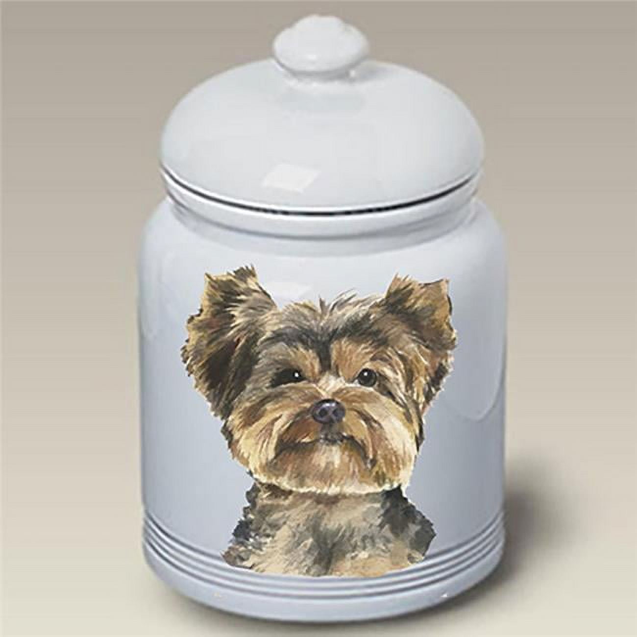 Best of Breed 230047 Yorkie Puppy Cut Stoneware Ceramic Treat Jar ...