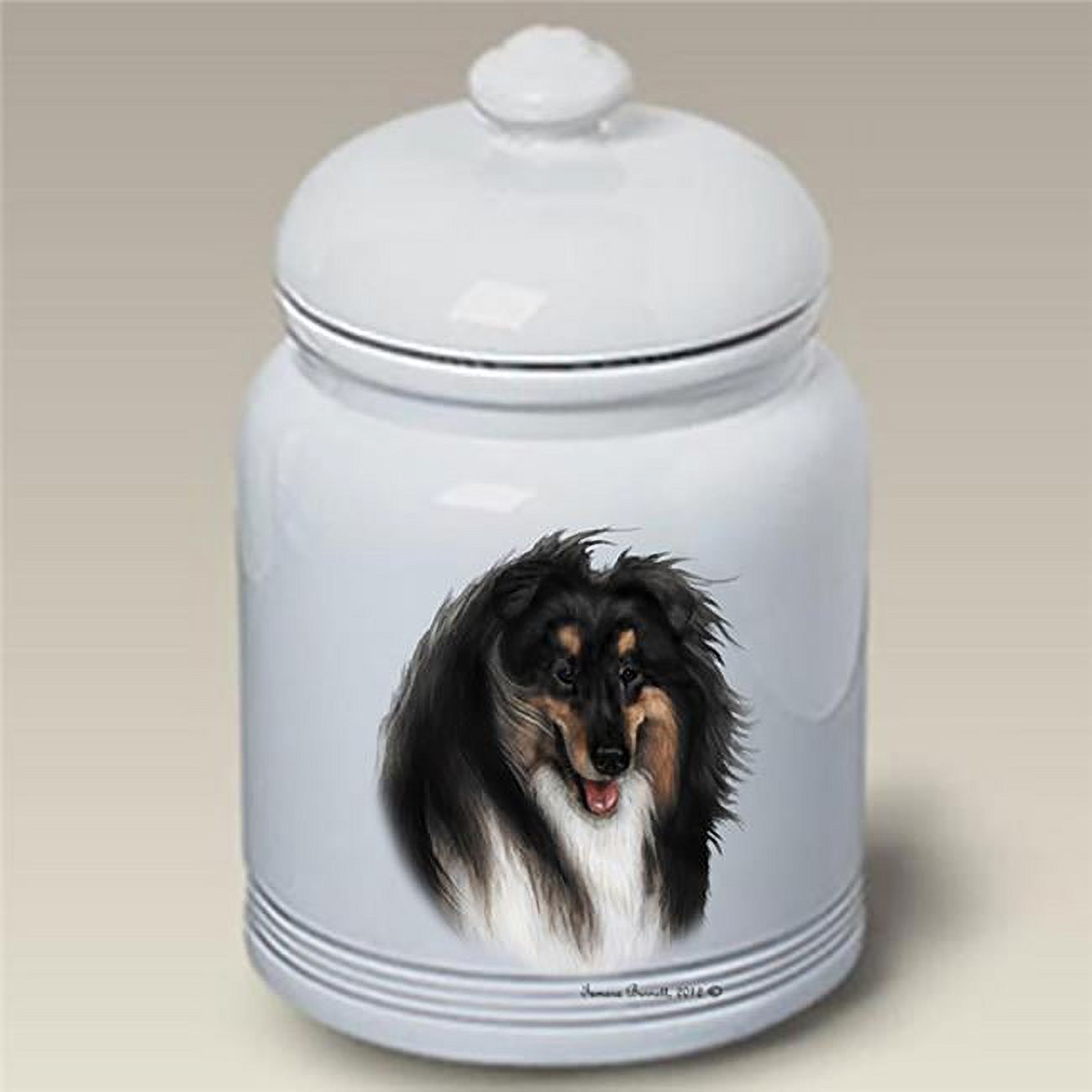 Best of Breed 561089 Collie Tri Stoneware Ceramic Doggie Treat Jar ...