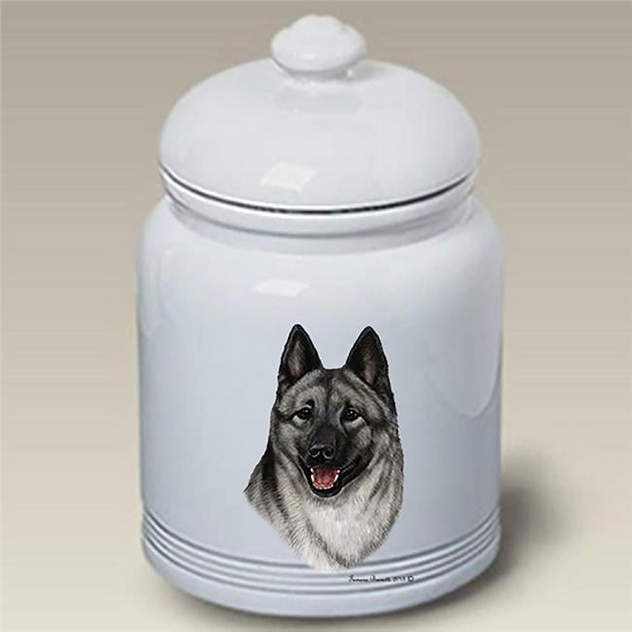 Best of Breed 561202 Norwegian Elkhound Stoneware Ceramic Doggie Treat ...