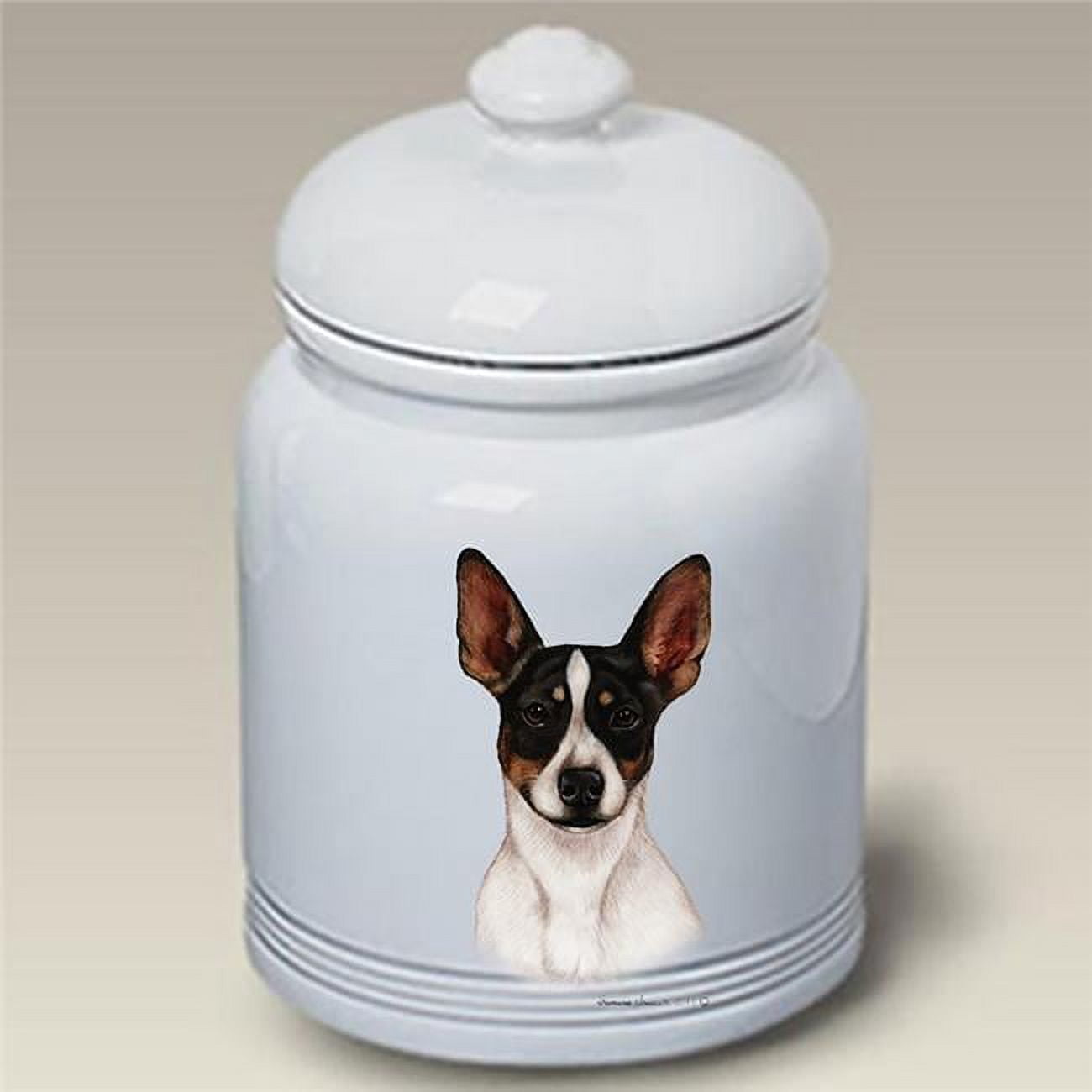 Best of Breed 561232 Rat Terrier Brown & White Stoneware Ceramic Doggie ...