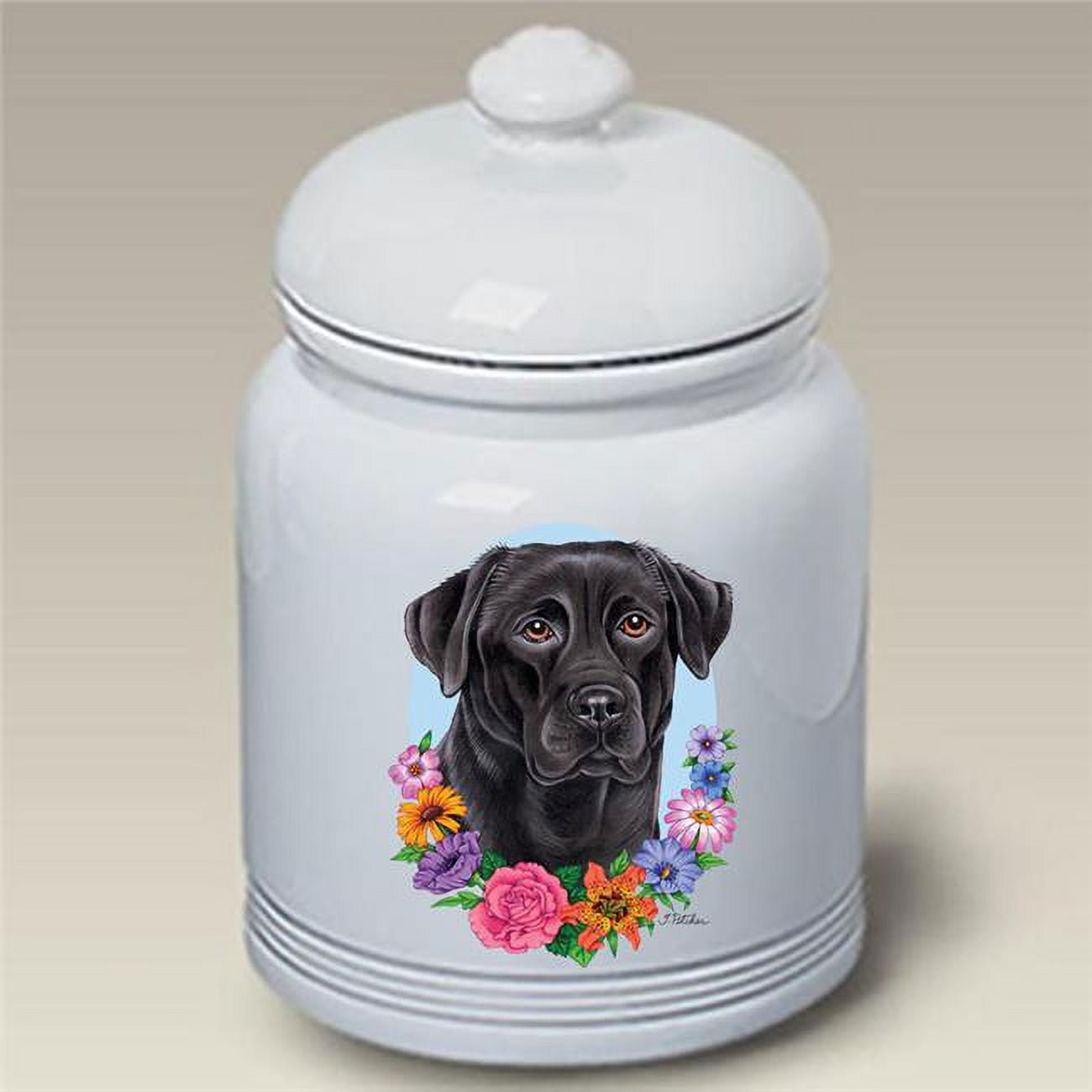 Best of Breed 92001 Black Labrador TP Ceramic Doggie Treat Jar ...