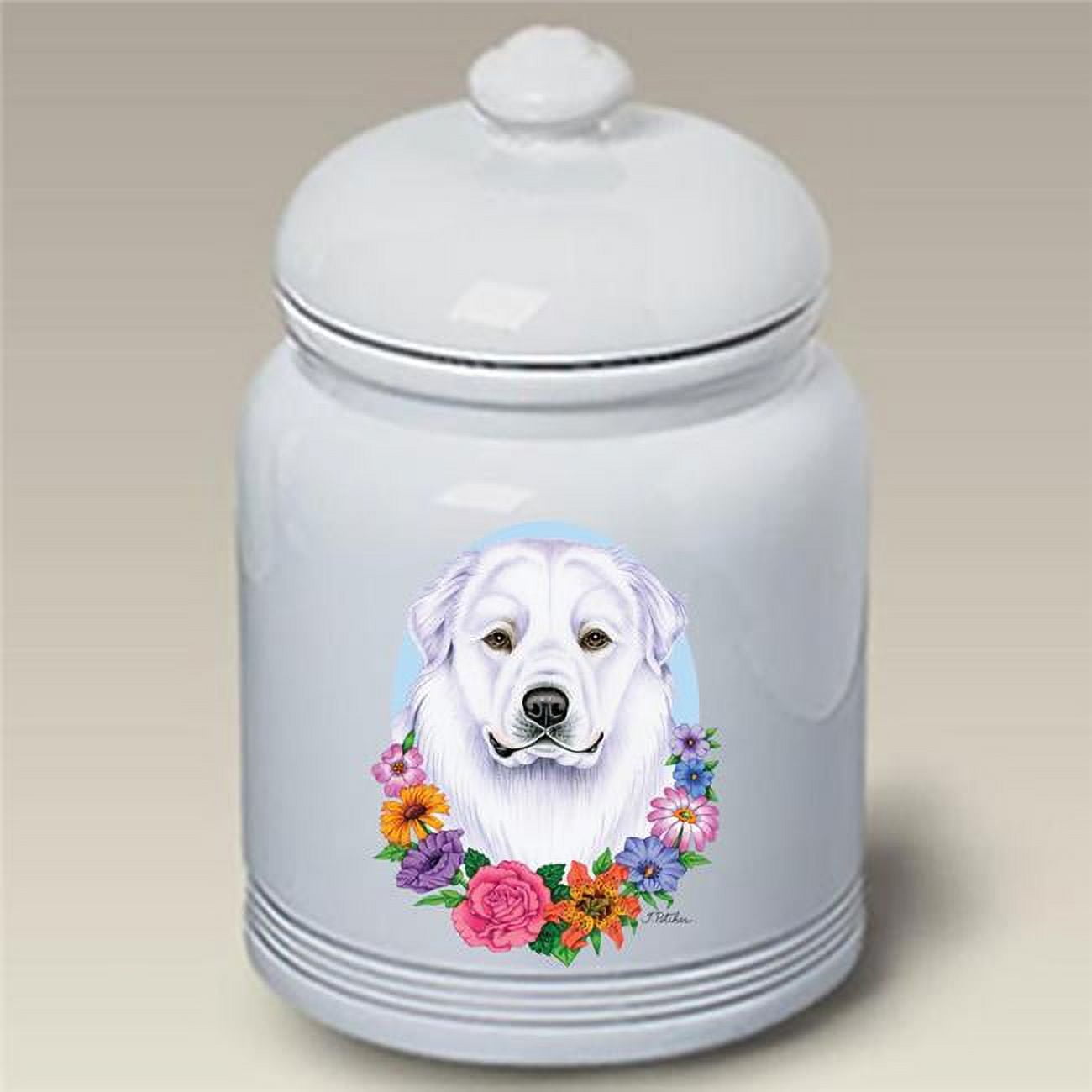 Best of Breed 92146 Great Pyrenees TP Ceramic Doggie Treat Jar ...