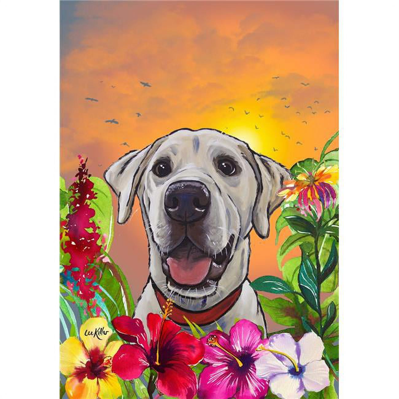 Best of Breed HH180291 Labrador Hippie Hound Studios Tropical Summer ...