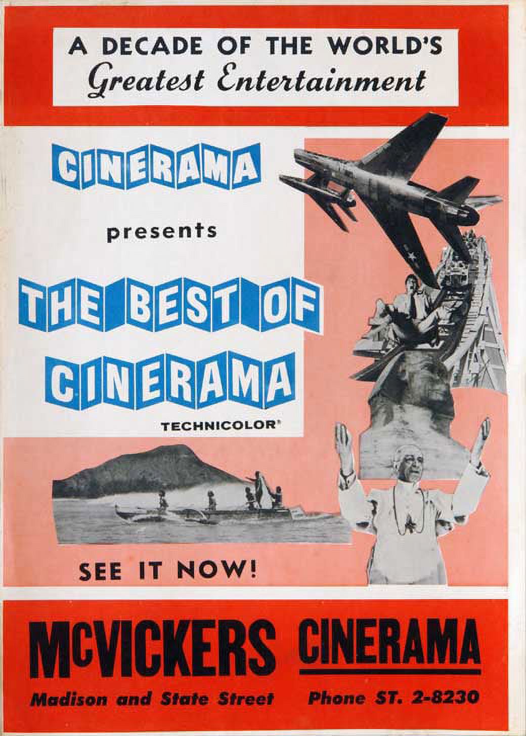 Best of Cinerama - movie POSTER (Style A) (27" x 40") (1963) - Walmart.com