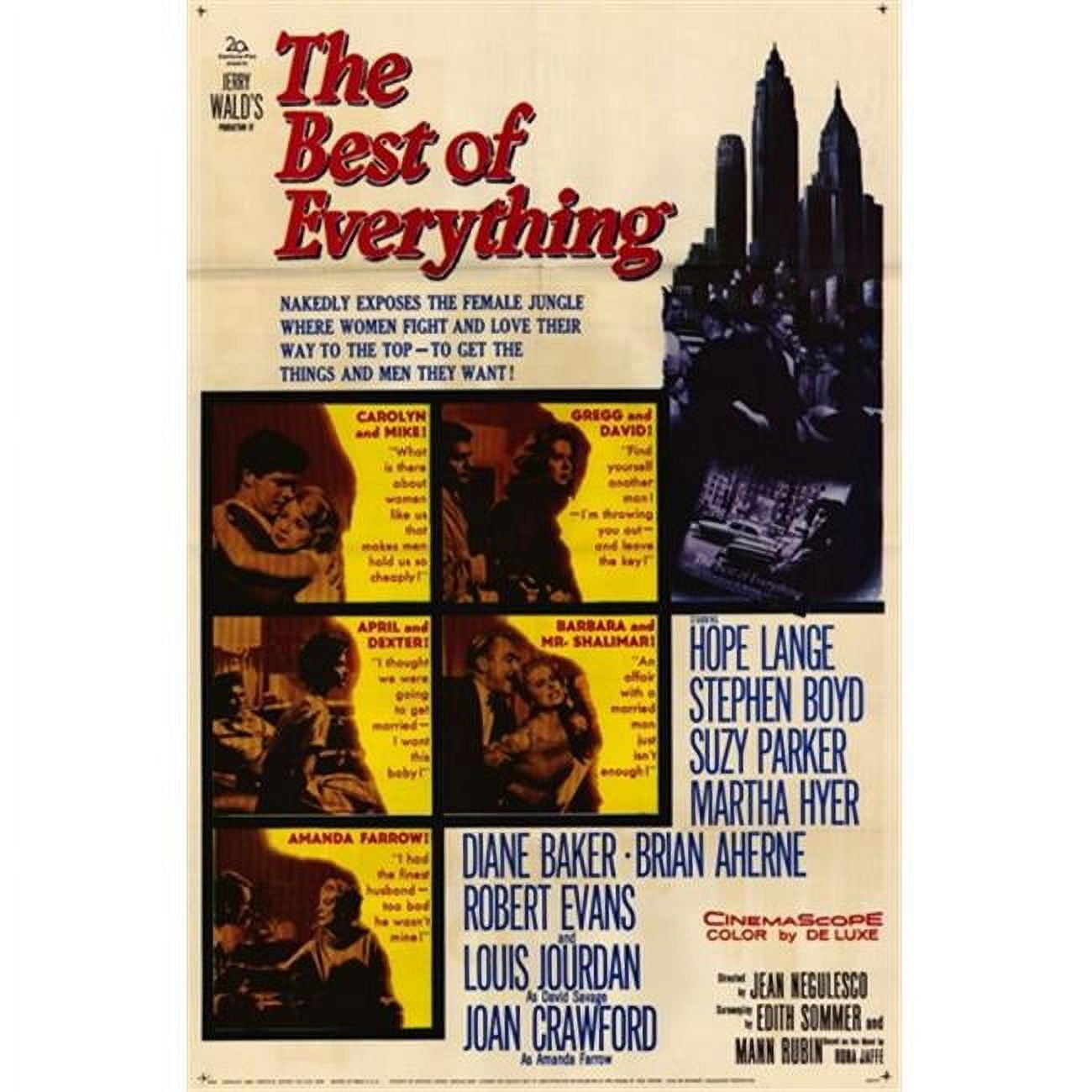 Best of Everything Movie Poster - 11 x 17 in. - Walmart.com