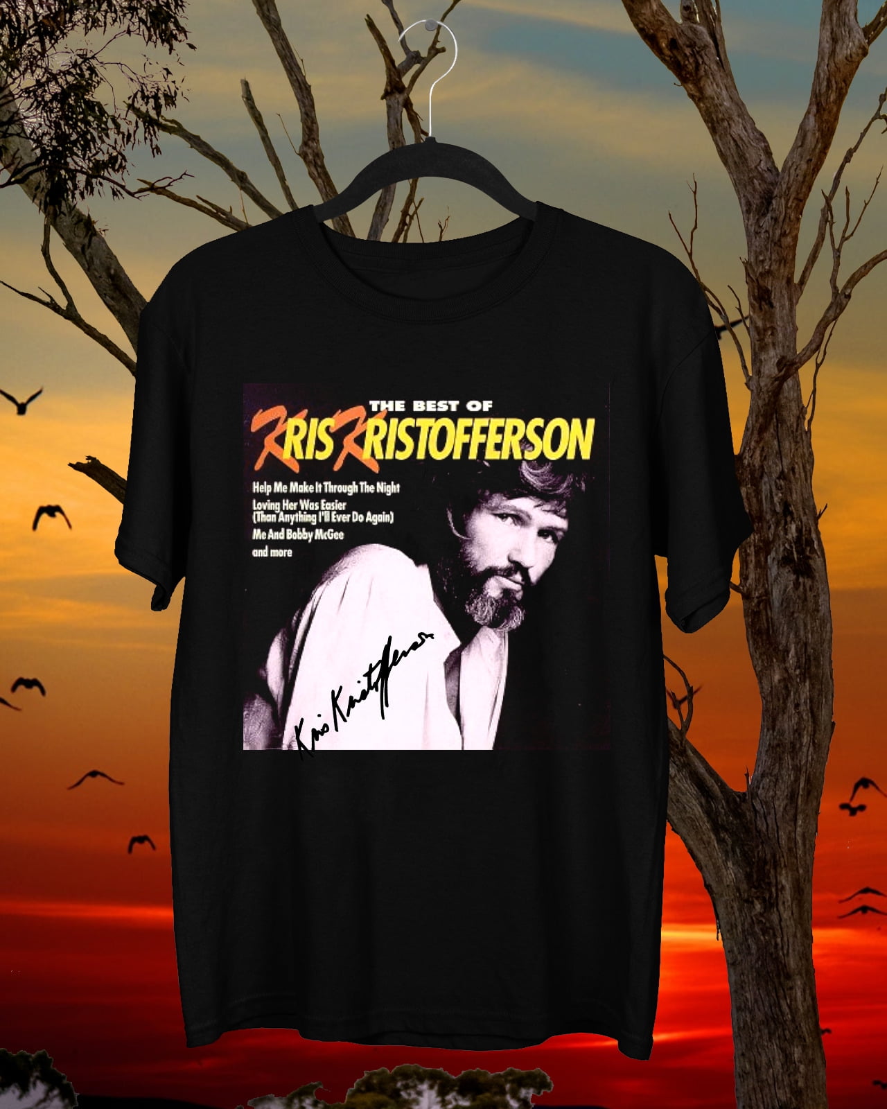 Best of Kris Kristofferson Album Black All Size Shirt OM50 - Walmart.com