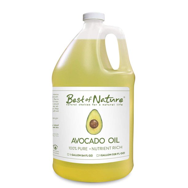 Best of Nature 100% Pure Avocado Massage and Body Oil (Gallon ...