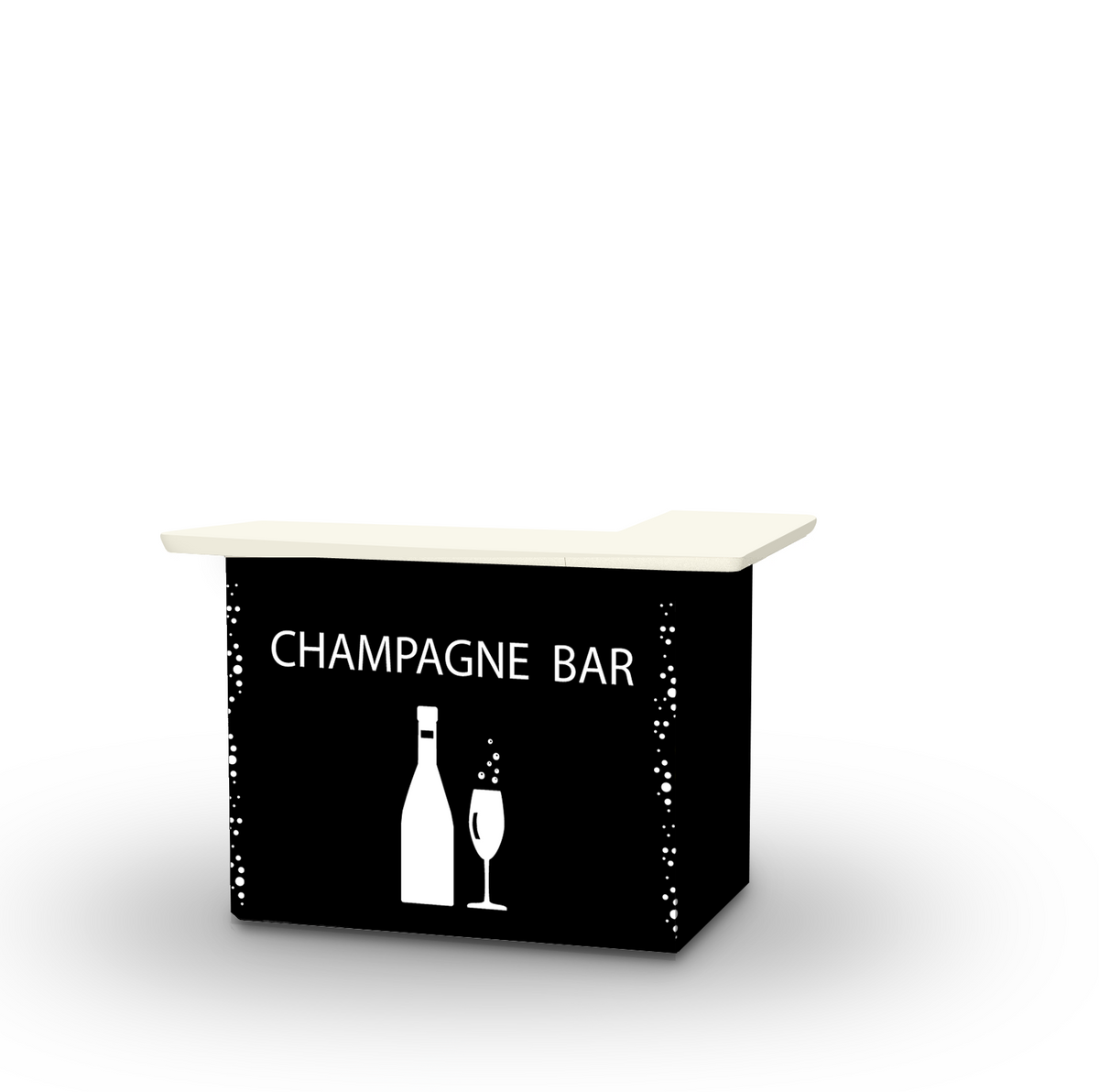 Best of Times Champagne Bar Portable Patio Bar Table - Walmart.com