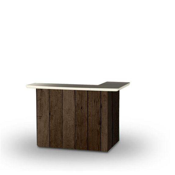 Best of Times Dark Wood Portable Patio Bar Table - Walmart.com