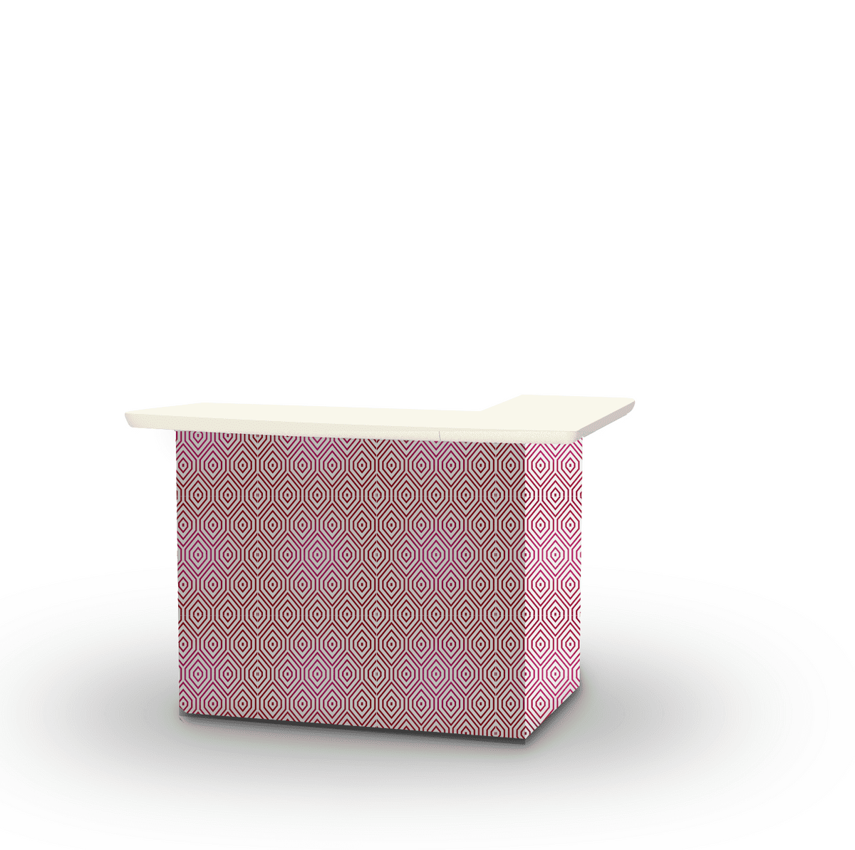 Best of Times Diamond Effect - Sparkling Rose Portable Patio Bar Table ...