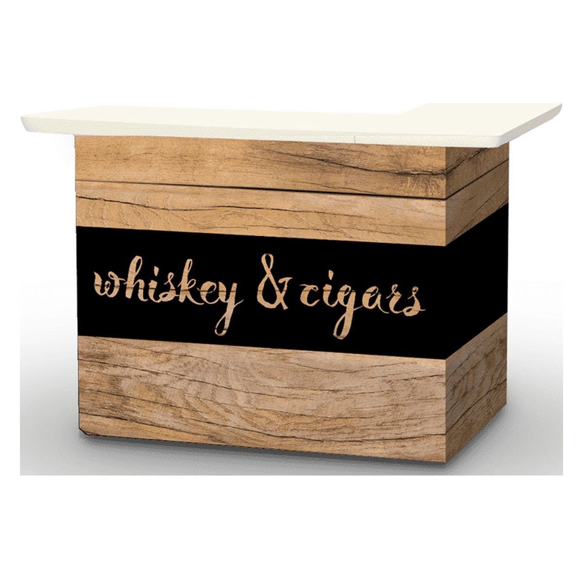 Best of Times Whiskey & Cigars Portable Patio Bar Table - Walmart.com