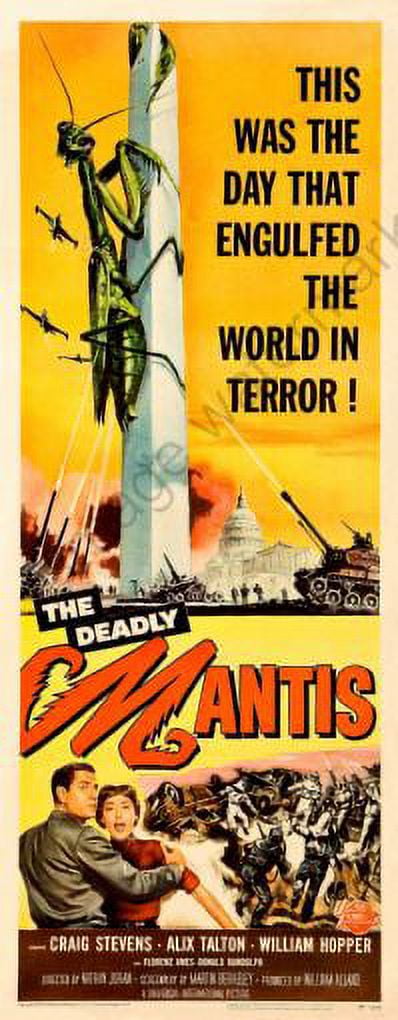 Best posters Deadly Mantis Movie poster Insert 14Inx36In Color Category ...