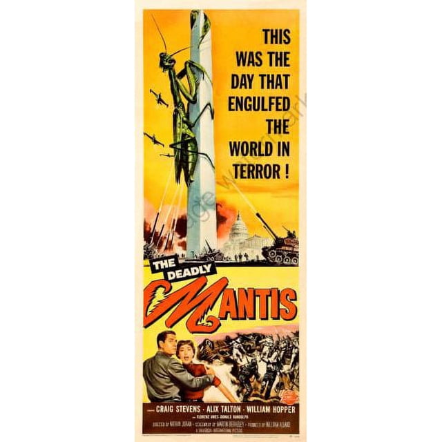 Best posters Deadly Mantis Movie poster Insert 14Inx36In Color Category ...