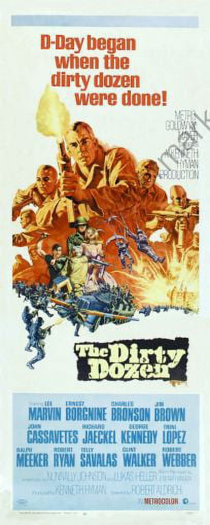 Best posters Dirty Dozen The Movie poster Insert 14Inx36In Color ...