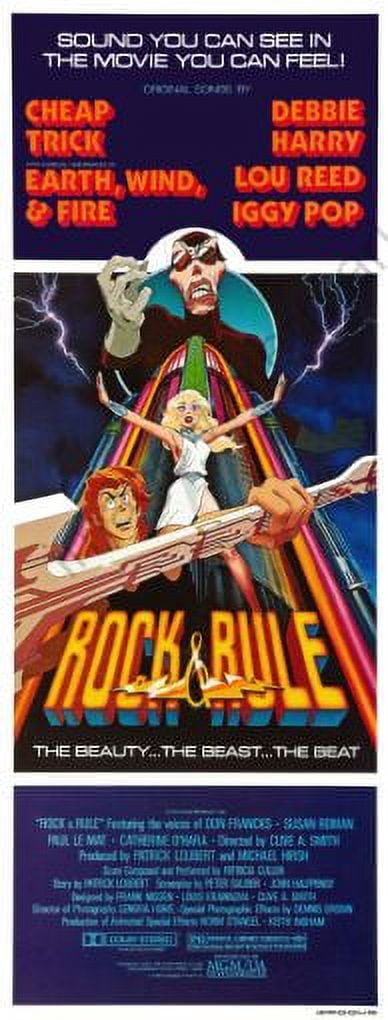 Best posters Rock And Rule 14inx36in Insert Movie poster Color Category ...
