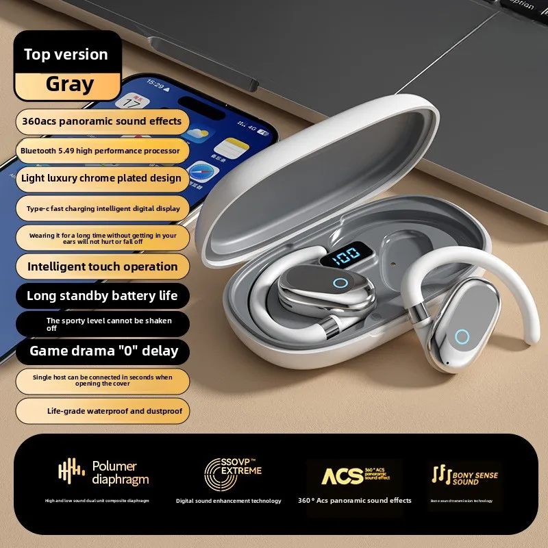 Best-selling 360-degree rotating over-ear wireless Bluetooth headphones ...