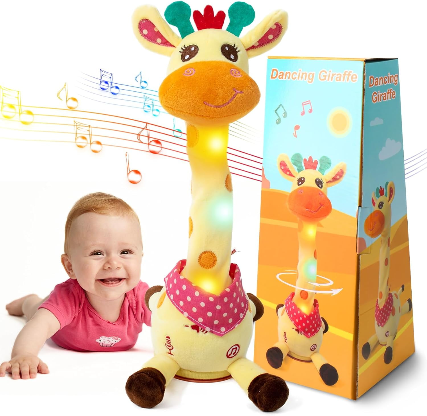 Best-selling Musical Giraffe Toy – Sings, Dances & Repeats What You Say ...
