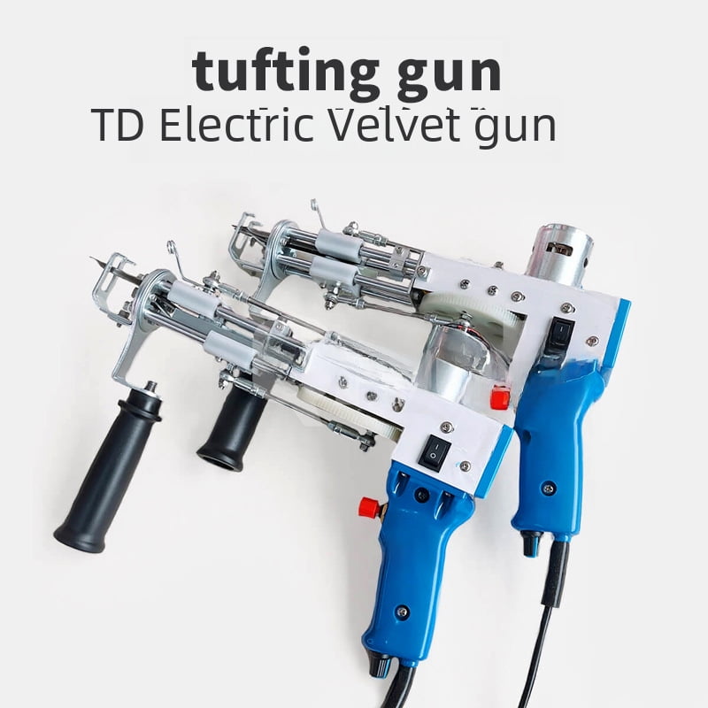Best-selling TD Tufting Gun Tufting Gun 2-in-one cutting velvet blue ...