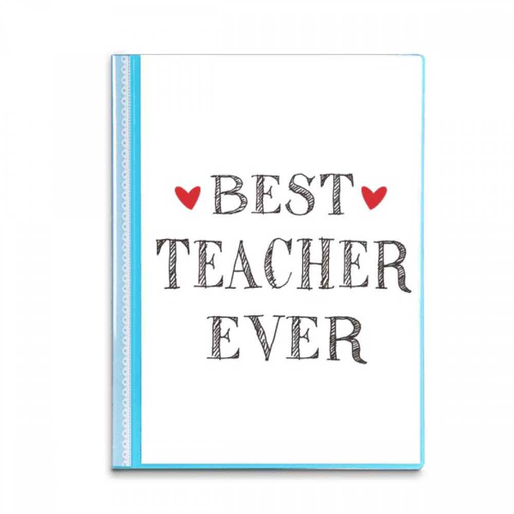Best teacher ever Quote Respected Book Sheet Protectors Portfolio ...