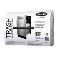 Brute Super Tuff Contractor Bags, 55 Gallon, Black Plastic, 2.0 Mil ...