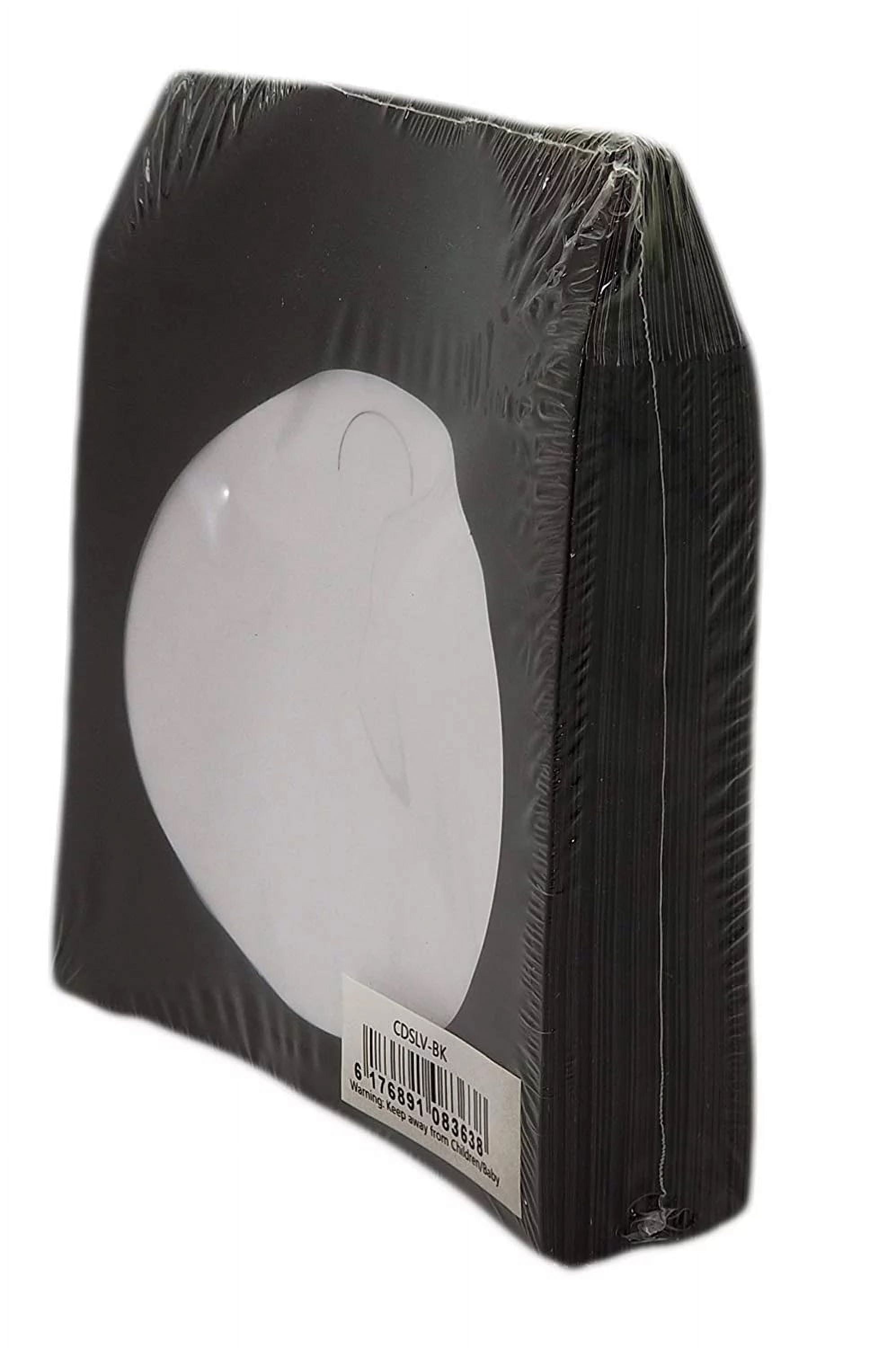 BestDuplicator CD, DVD Black Paper Sleeves, Compatible Disc and Tape ...