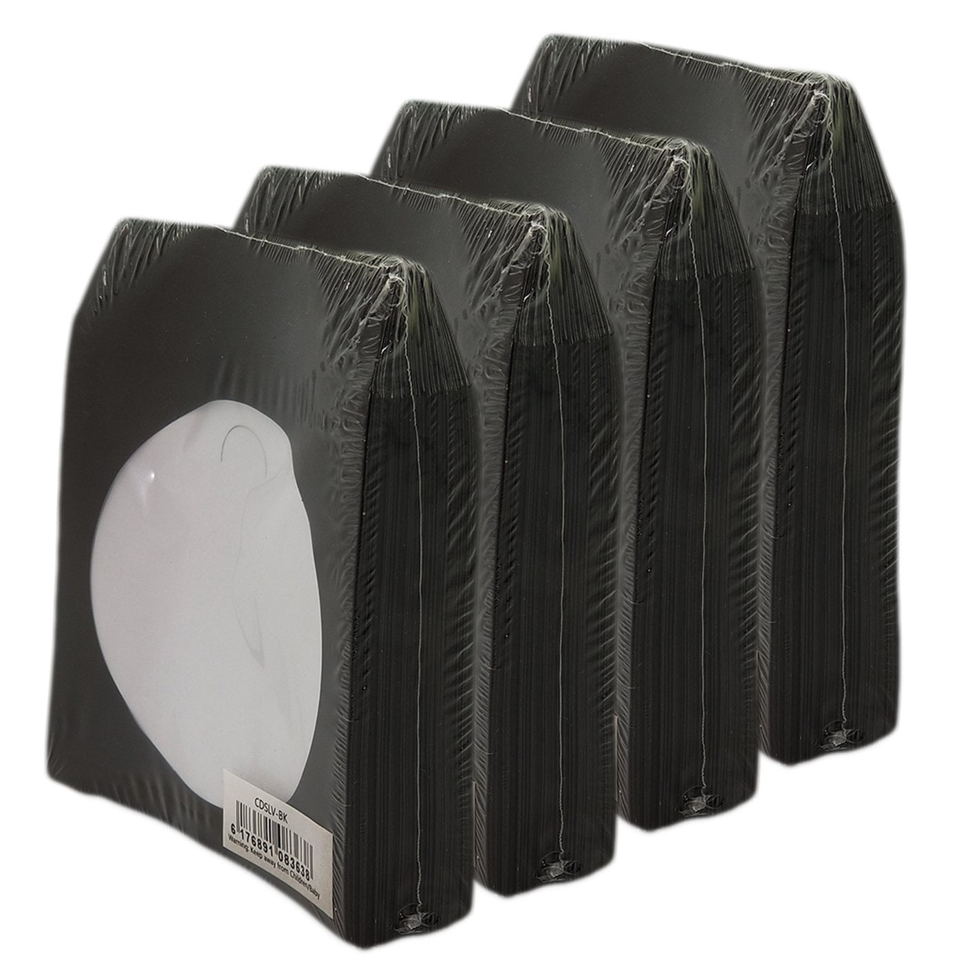 BestDuplicator CD-DVD Paper Sleeves, 400 Pack for Disc & Tape Storage ...