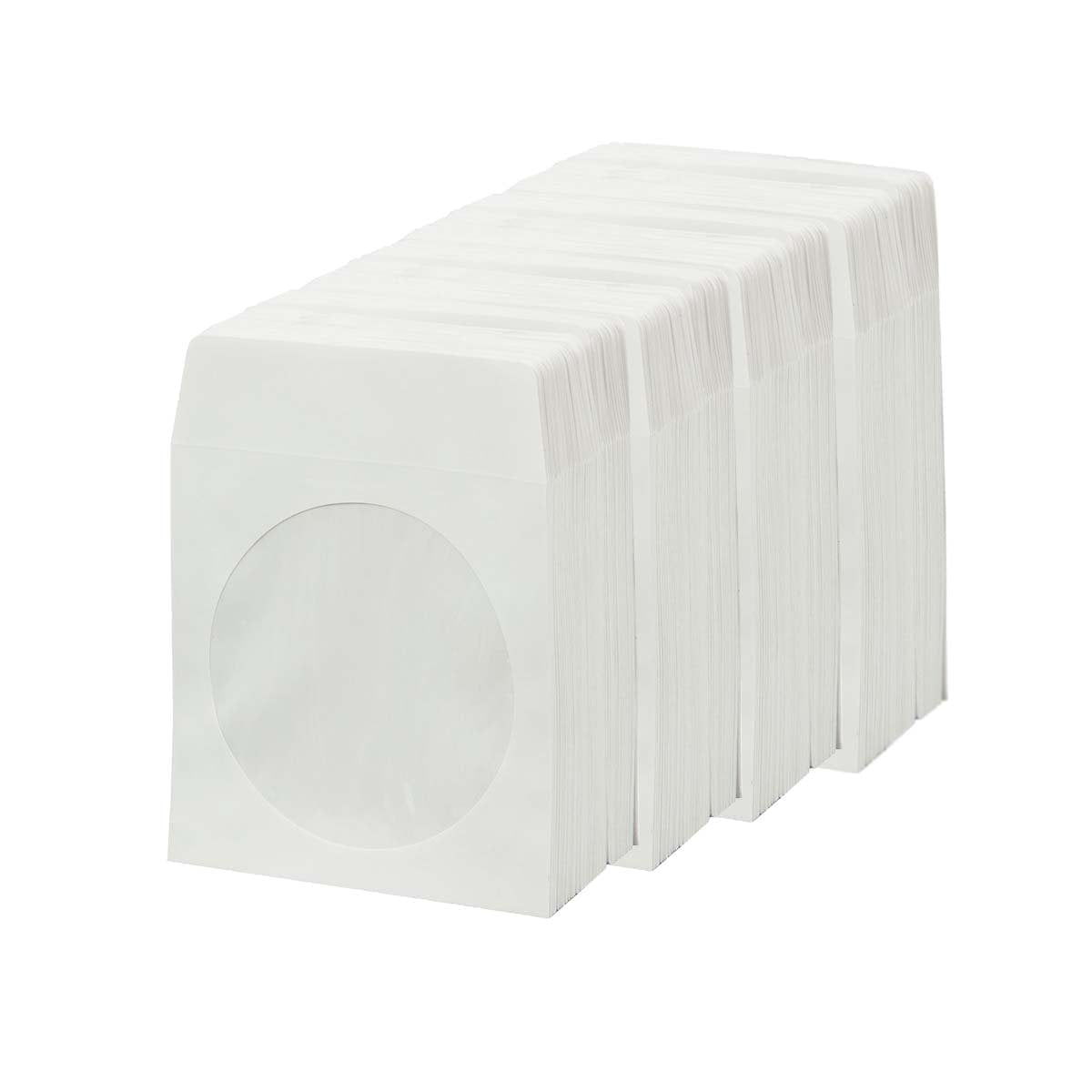 BestDuplicator CD/DVD Paper Media Sleeves Envelopes - White, IMBA CD ...