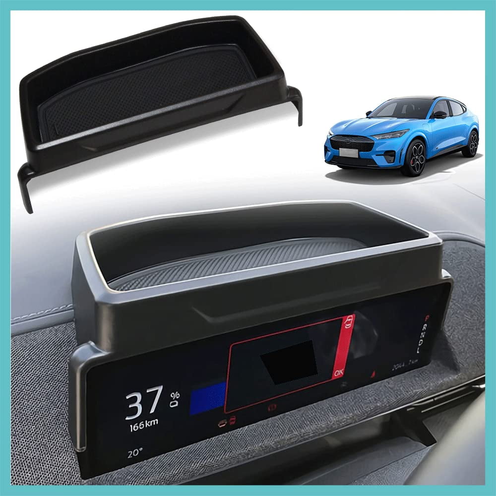 BestEvMod Compatible with Mach E Center Console Dash Storage Box Tray ...