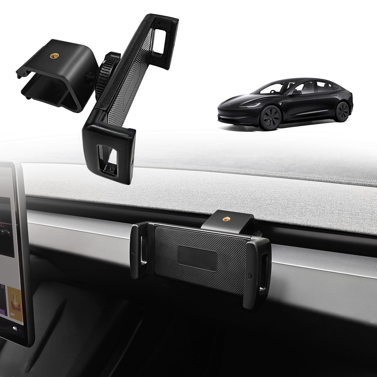 BestEvMod Dashboard Car 1/4 Screw Mount Phone Holder Tablet Mag Safe ...