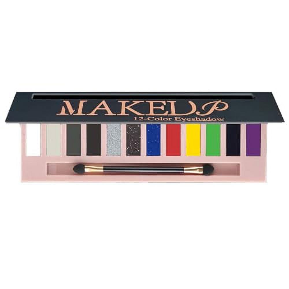 BestLand 12 Colors Black Silver Eye Makeup Eyeshadow Palette Natural ...