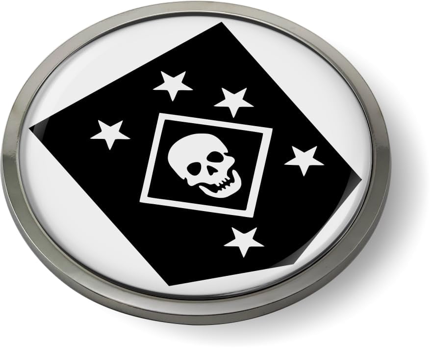 BestLicensePlateFrames - Black & White Marine Raiders Skull and Stars ...