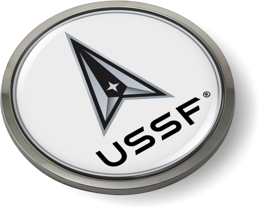 [Officially Licensed Product] - USSF Symbol 3D Domed CAR Emblem Badge ...