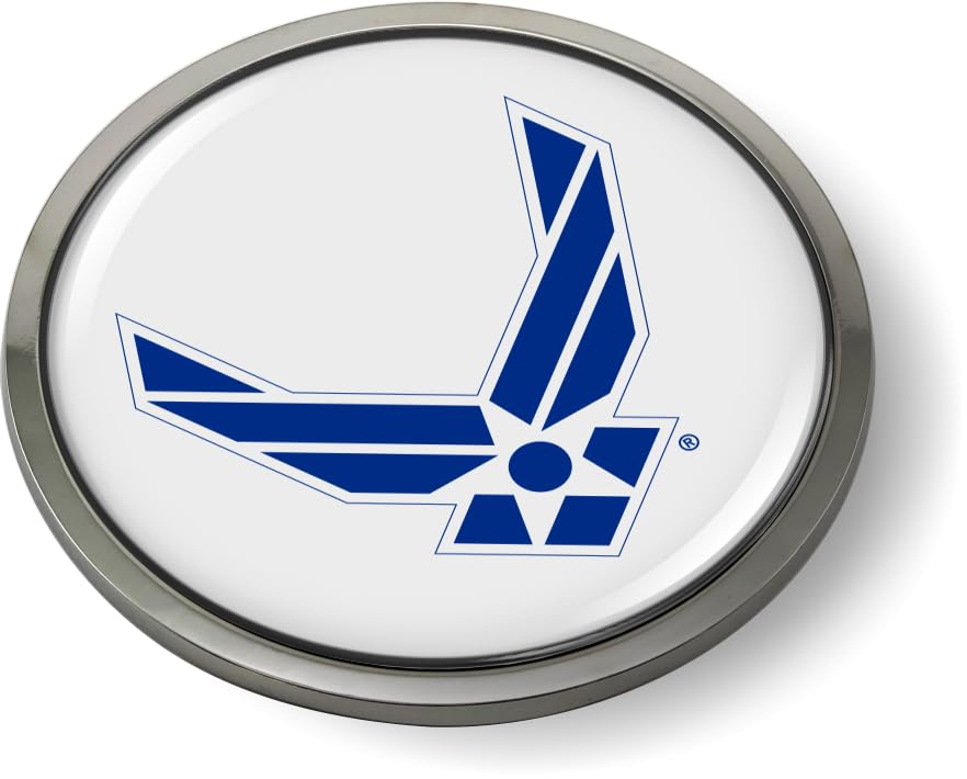 Officially Licensed U.S. Air Force Symbol 3D Domed Round Automotive ...