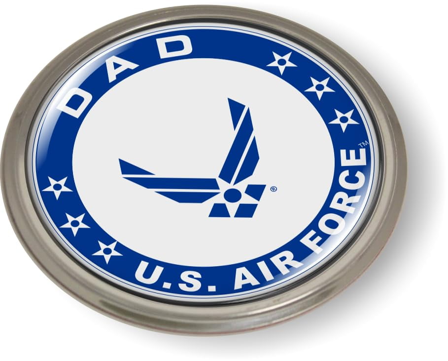 BestLicensePlateFrames - U.S. Air Force Dad with USAF Blue Wings Symbol ...