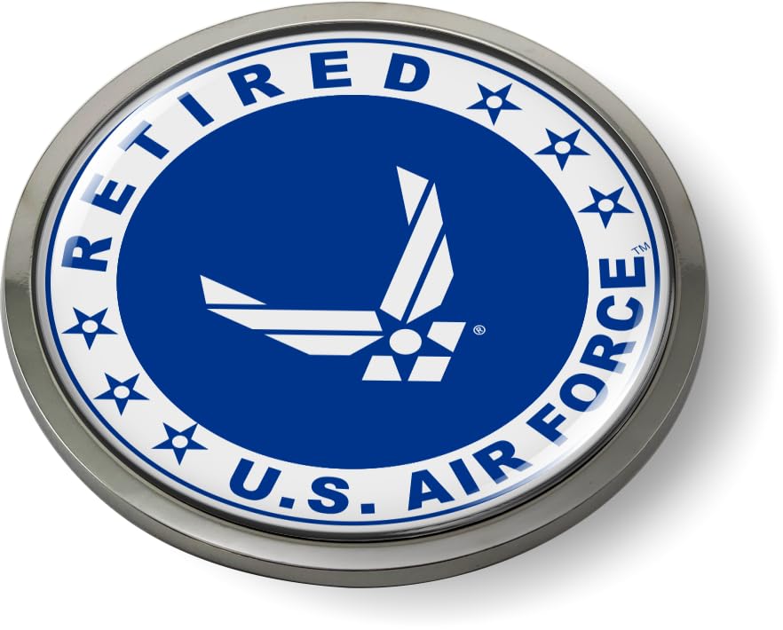 [Officially Licensed Product] - U.S. Air Force Retired Logo 3D Domed ...